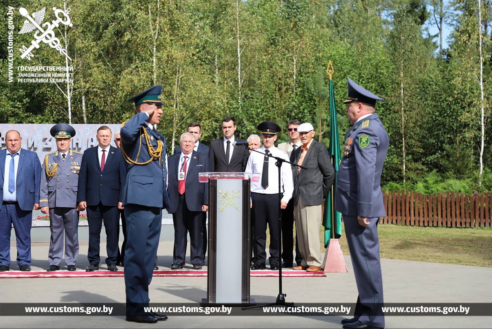 On the eve of the professional holiday, 172 young customs officers from ...